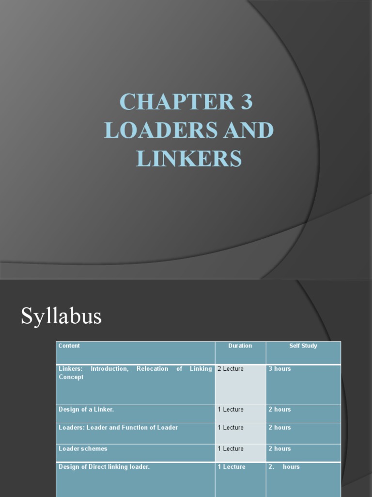 Chapter 3 Loaders | PDF | Subroutine | Assembly Language