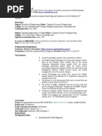 Capgemini Resume Template | PDF | Software | Computing