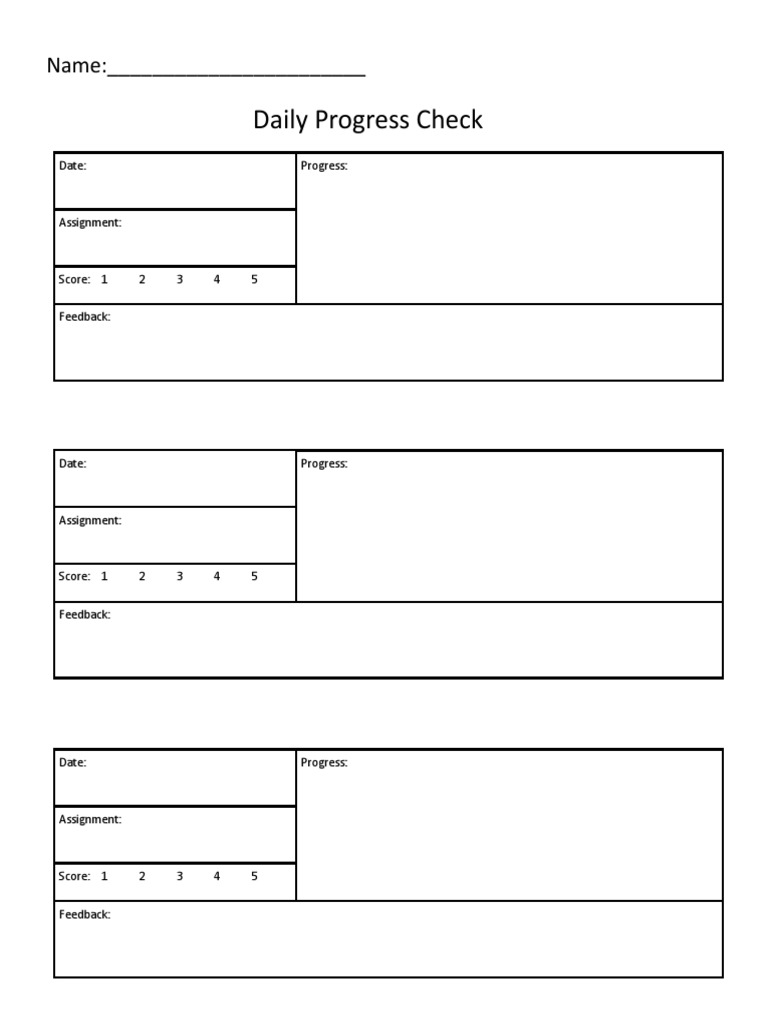 Progress Checker | PDF