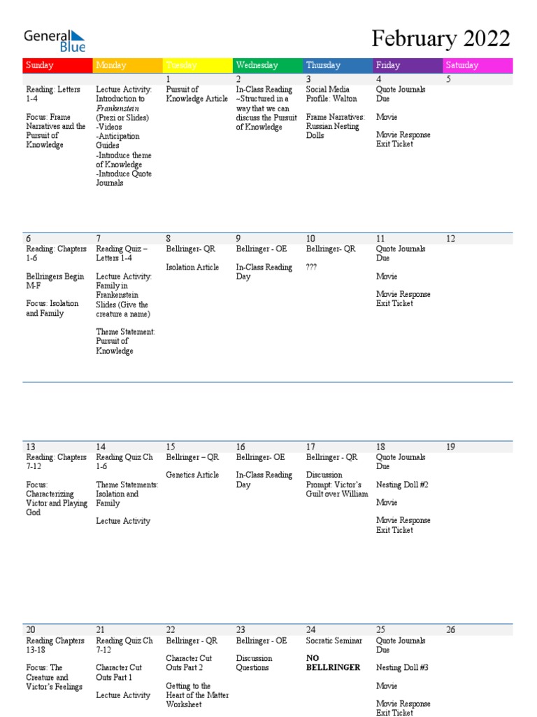 Frankenstein Updated Unit Plan Version 3 | PDF | Frankenstein | Play ...