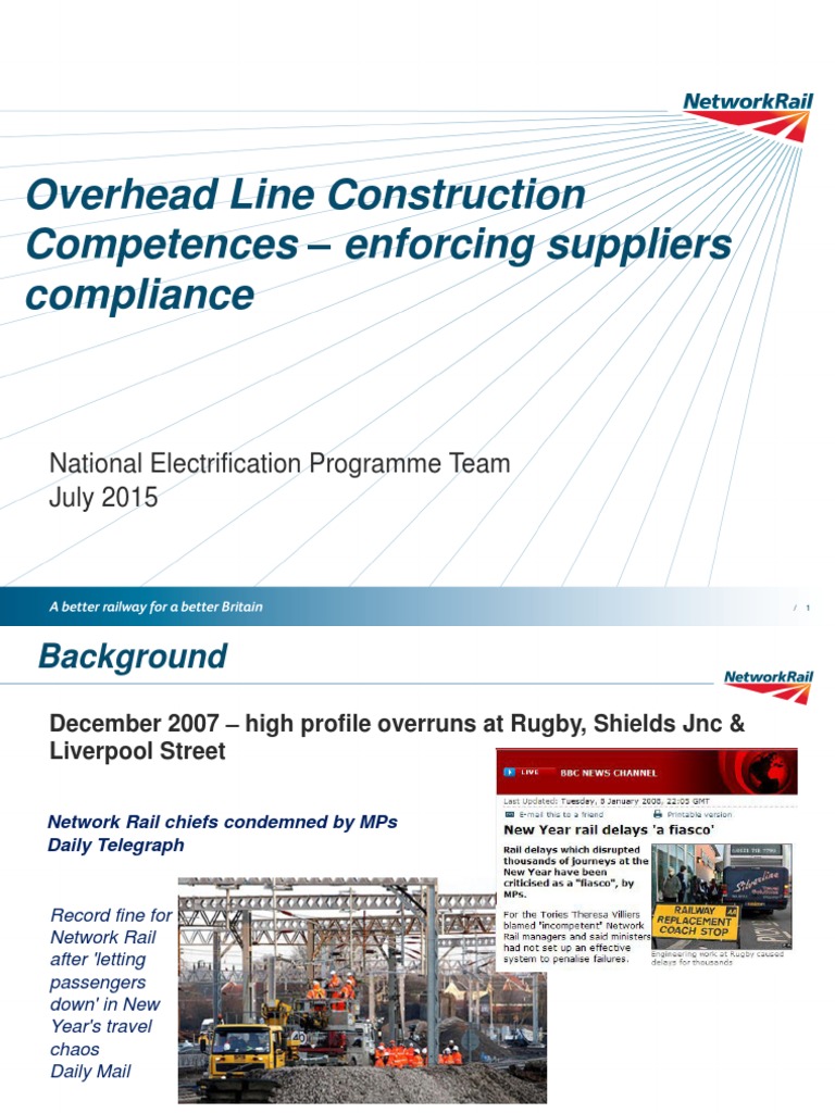 Overhead Line Construction Competences Enforcing Suppliers Line ...