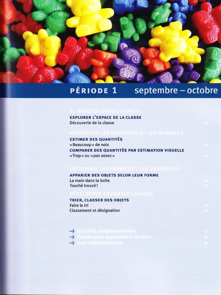 Vers Les Maths PS 1e Période | PDF