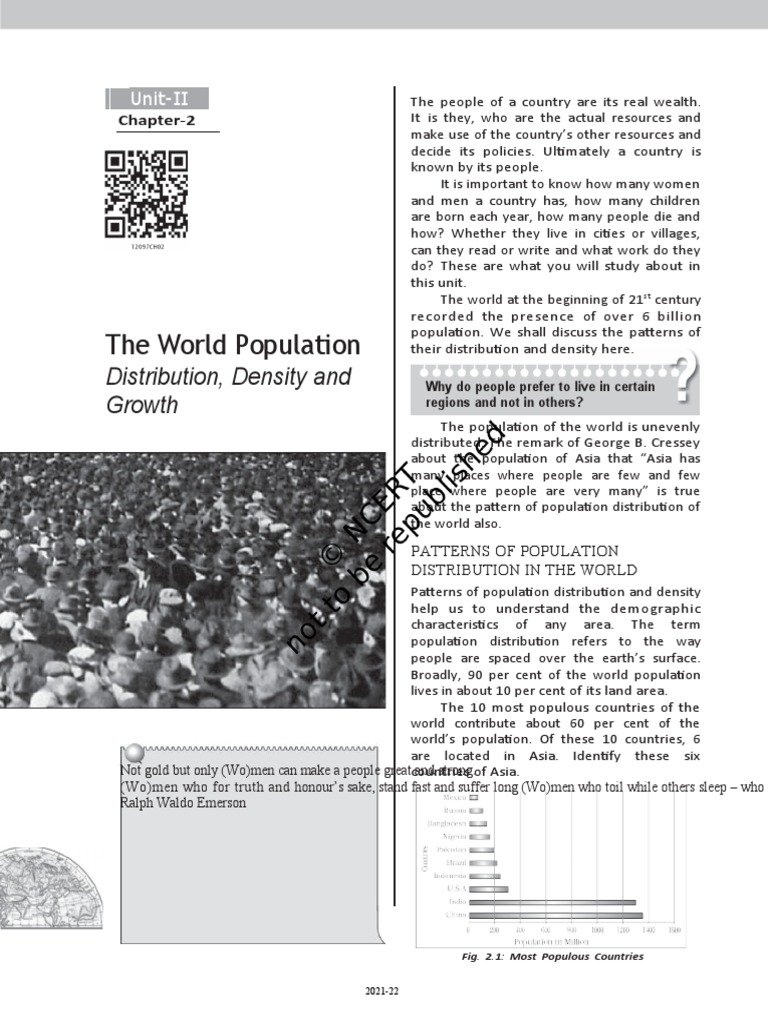 The World Population: Distribution, Density and Growth | Download Free ...