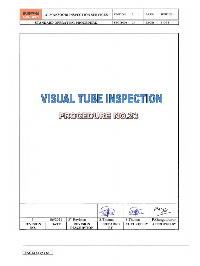 Casing Tubing SOP | PDF
