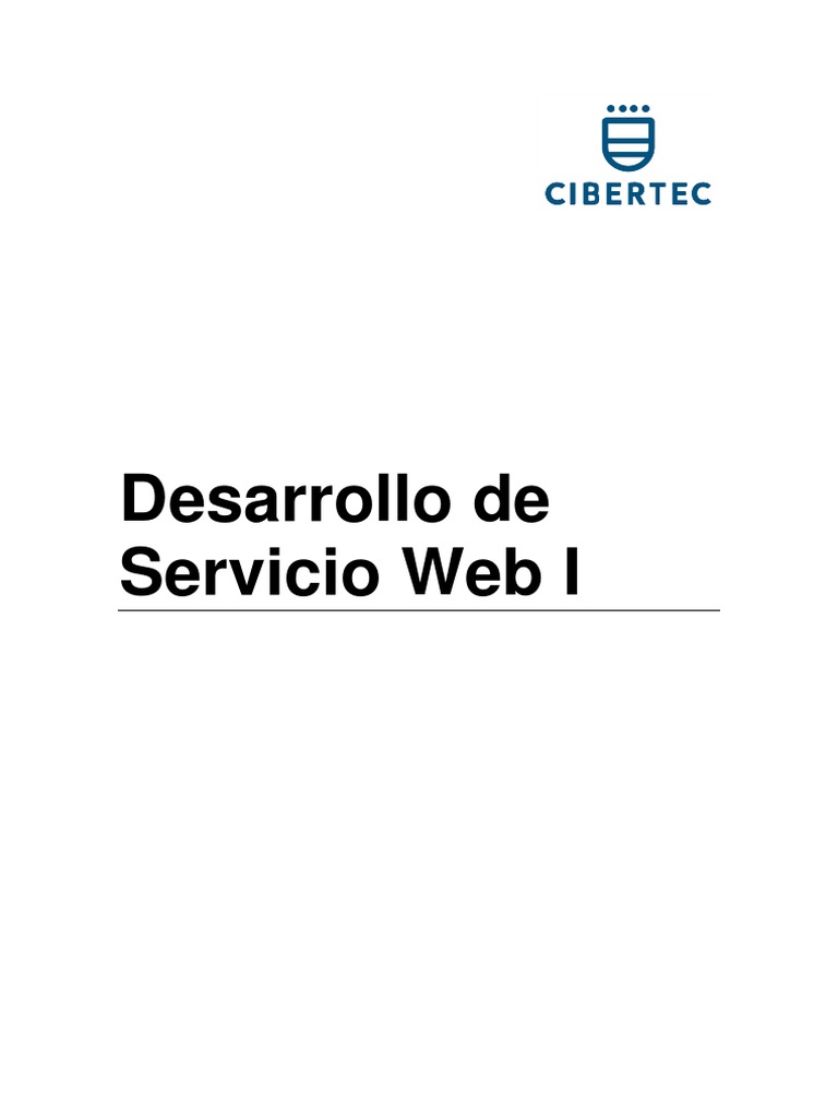 Manual de Desarrollo Servicio Web I | PDF | .NET Framework | Active X Data Objects