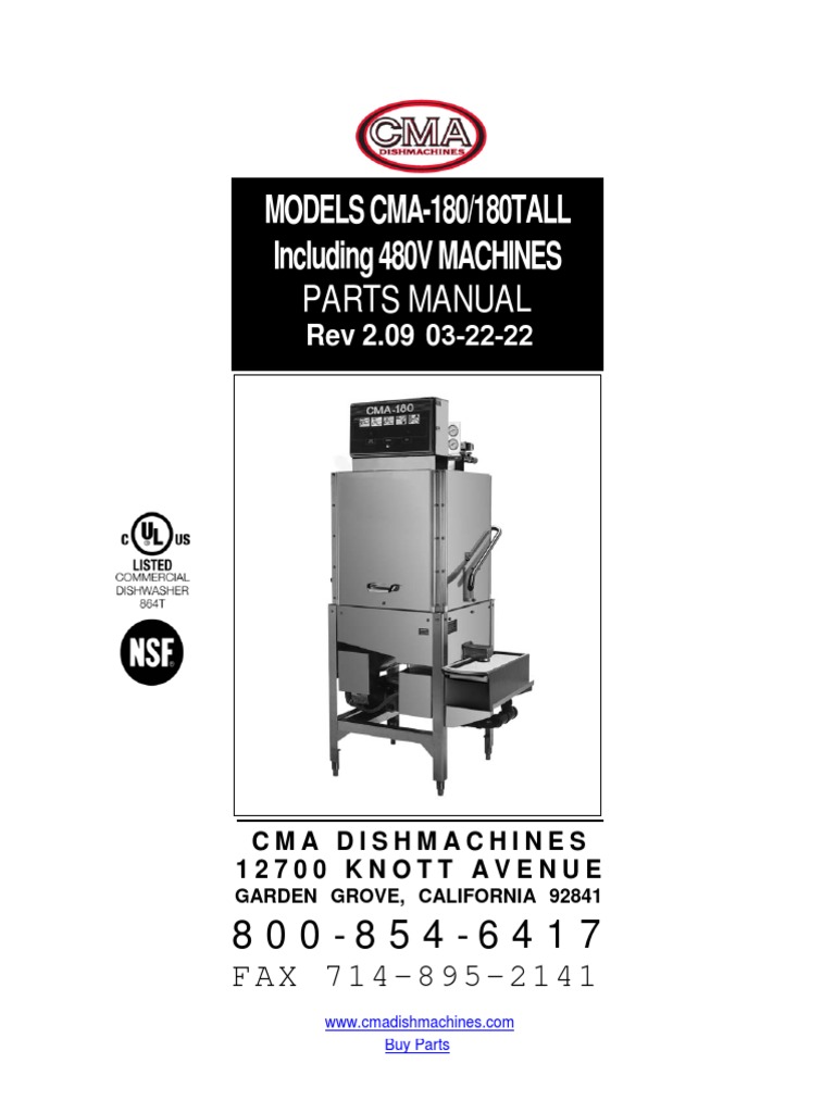 Cma-180 Parts | PDF | Nut (Hardware) | Screw
