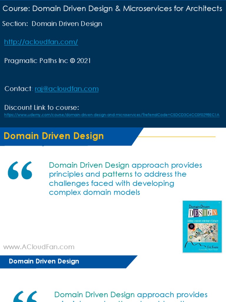 Domain Driven Design For Architects | PDF | Banks | Interest