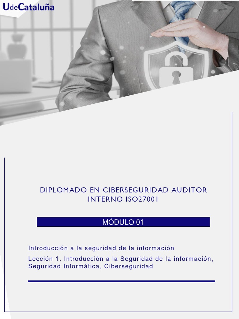 Leccion 1. Introduccion A La Seguridad de La Informacion Seguridad ...