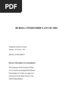 The Population Registration Act, No. 30 | PDF | Nationality | Citizenship