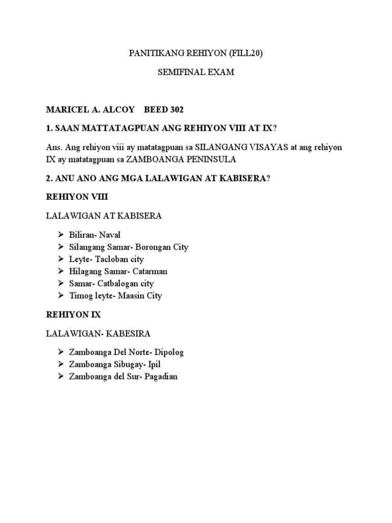 Panitikang Rehiyon | PDF