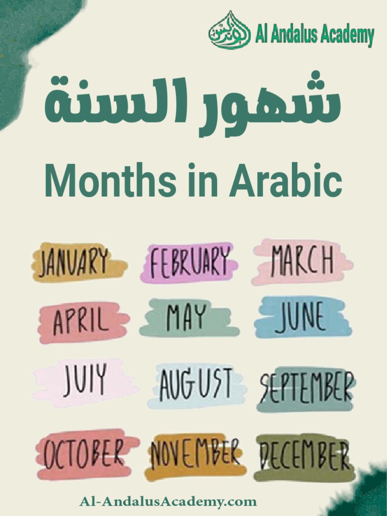 Months in Arabic | PDF
