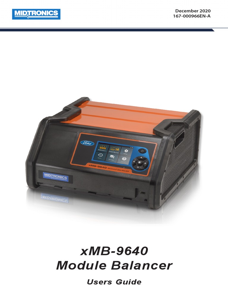 xMB-9640 Module Balancer: Users Guide | PDF | Ac Power Plugs And ...