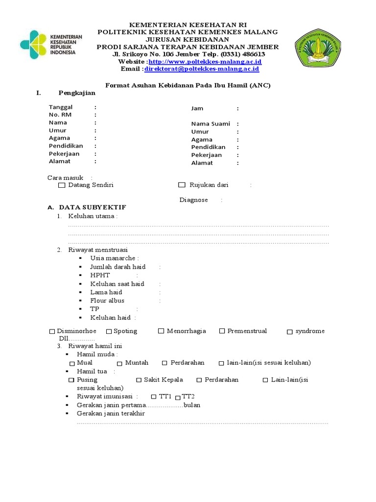 Form Askeb Anc | PDF
