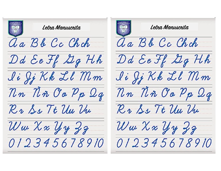 Abecedario Manuscrito | PDF