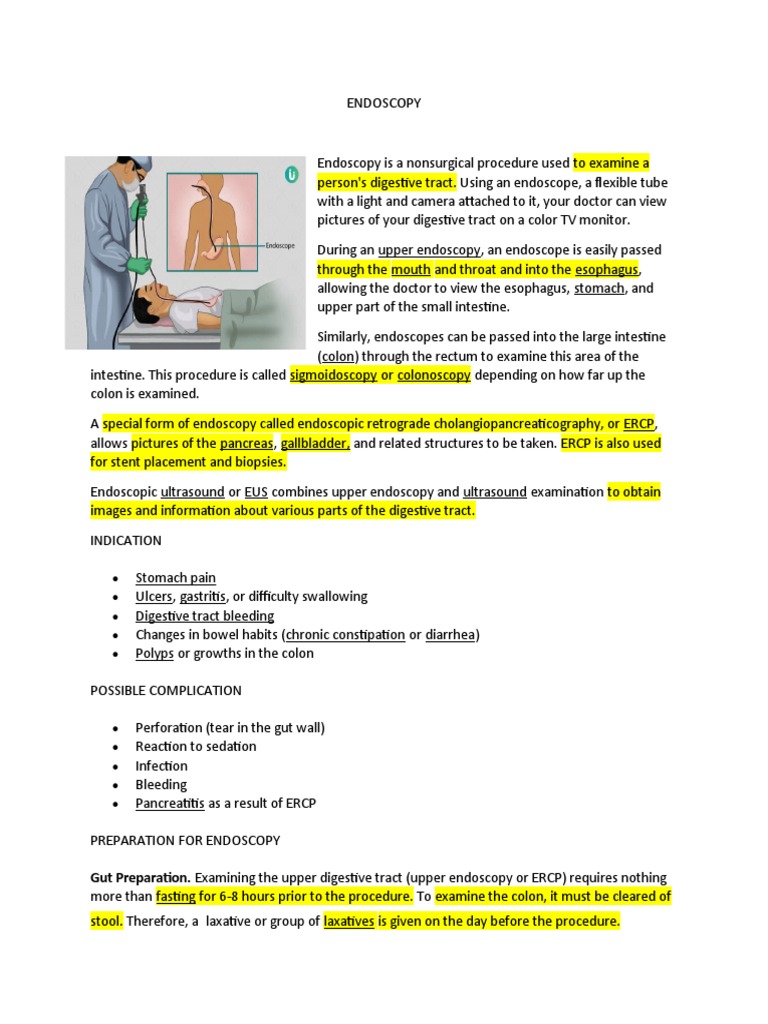 ENDOS | PDF | Endoscopy | Gastrointestinal Tract