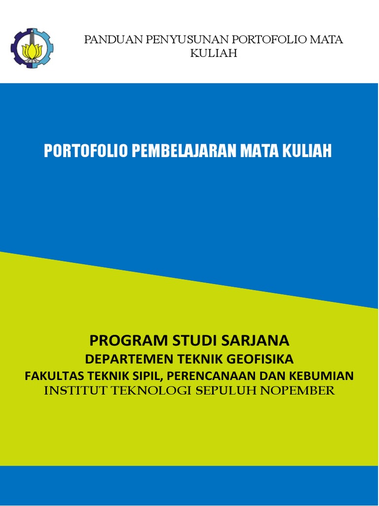 Panduan Portofolio Geowisata ITS | PDF | Komputer | Teknologi & Rekayasa