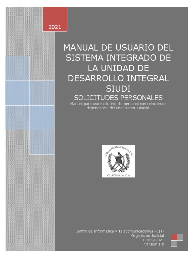 Manual Siudi | PDF