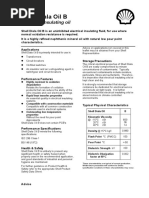 Shell Diala B Transformer Oil Data Sheet | PDF | Transformer | Corrosion