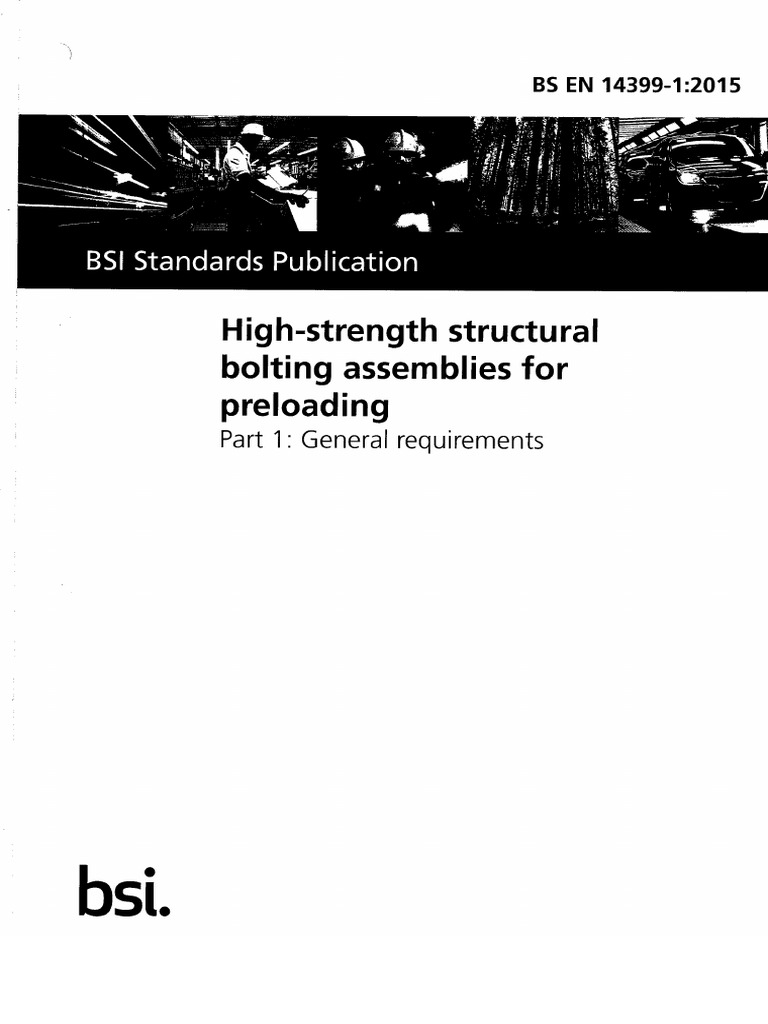 BS en 14399-1-2015 | PDF