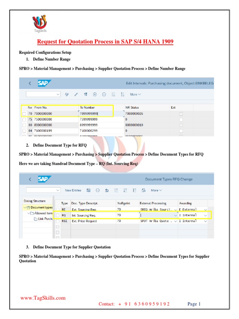 12.RFQ Process in SAP S4 HANA | PDF | Software Development | Systems ...