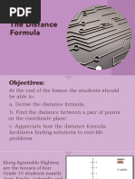 DLP The Distance Formula 4a's | PDF | Distance | Plane (Geometry)
