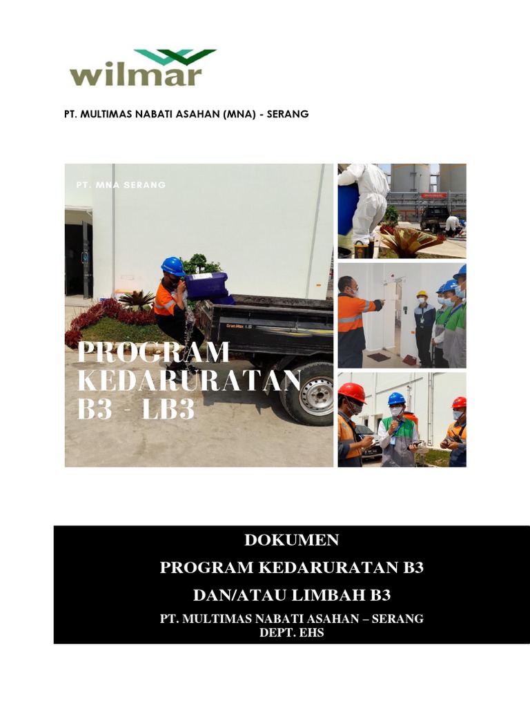 Dokumen Program Kedaruratan B3-LB3 | PDF