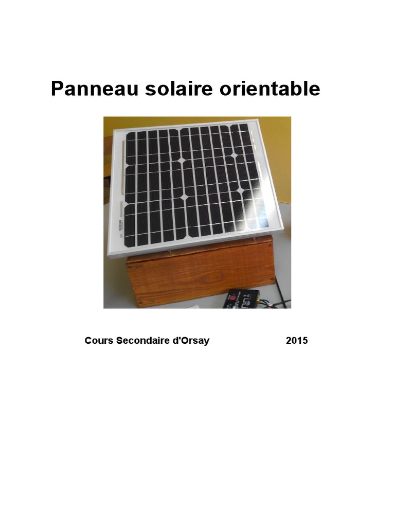2015 Dossier Educaduinov v1 | PDF | Énergie solaire photovoltaïque ...