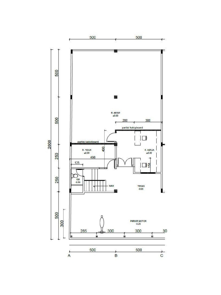 Dimensi Ruko 2 Lantai2 | PDF