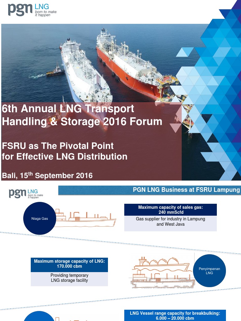 Enabling Small Scale LNG Distribution: FSRU Lampung's Role in ...