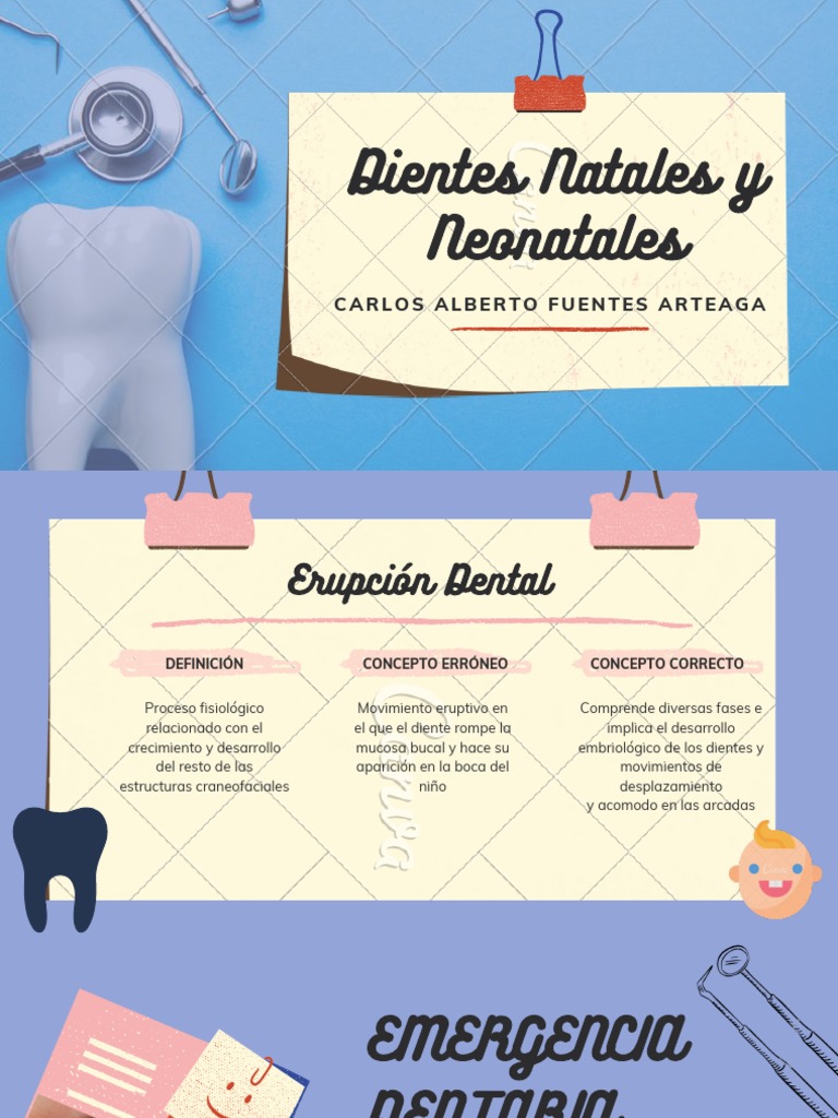 Dientes Neonatales y Natales | PDF | Diente | Boca