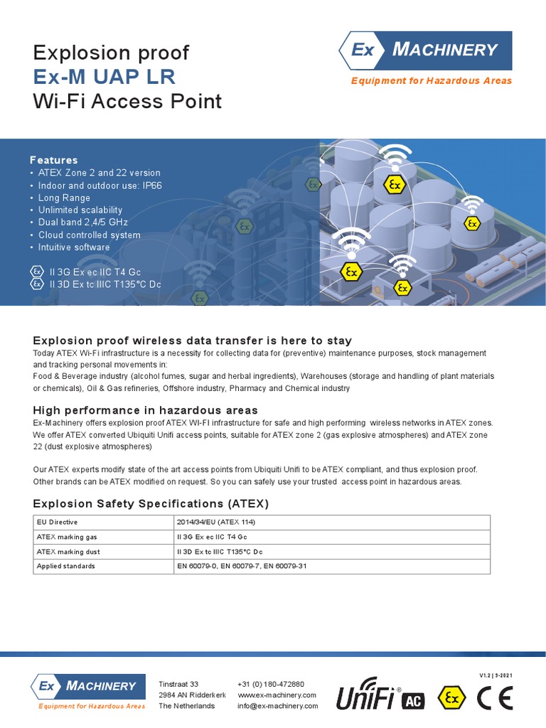 ATEX Ubiquiti Long Range Wi Fi Access Point V1 2 | PDF | Wi Fi ...