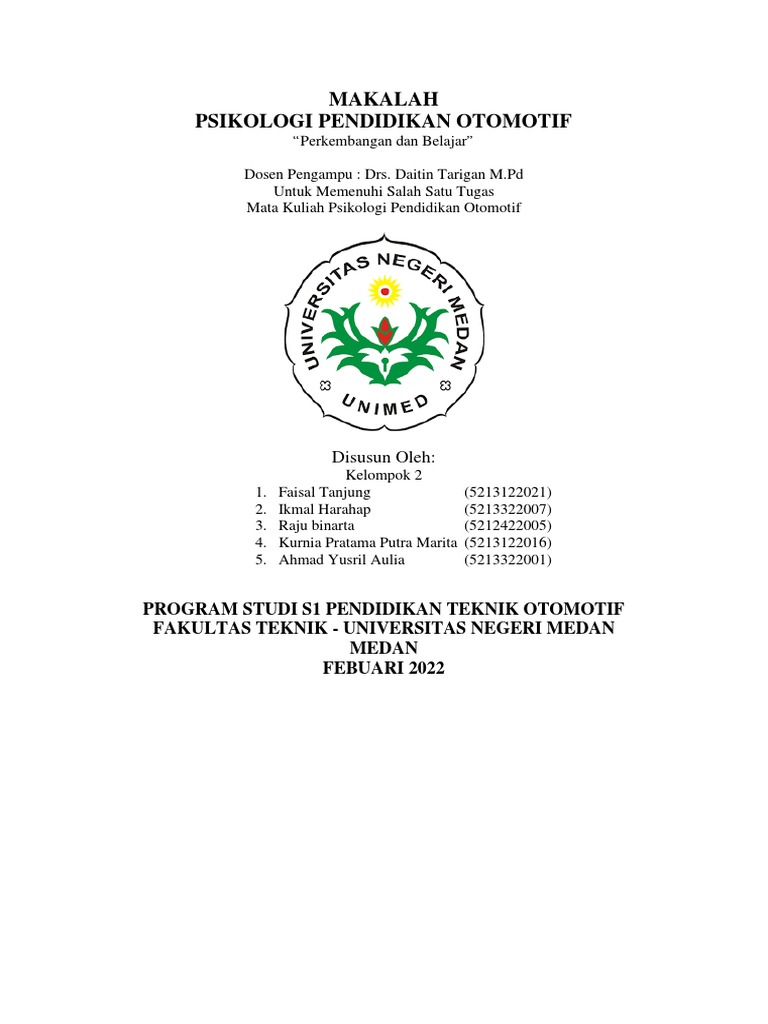 Makalah Psikologi Pendidikan-Dikonversi | PDF