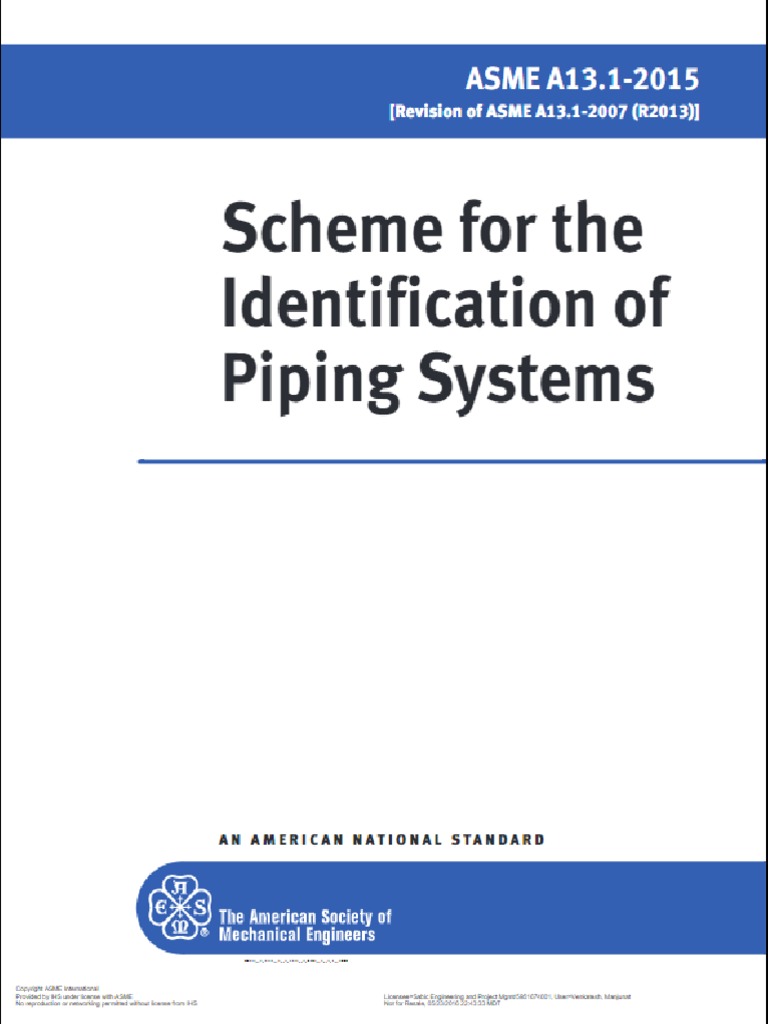 Asme A13.1 | PDF