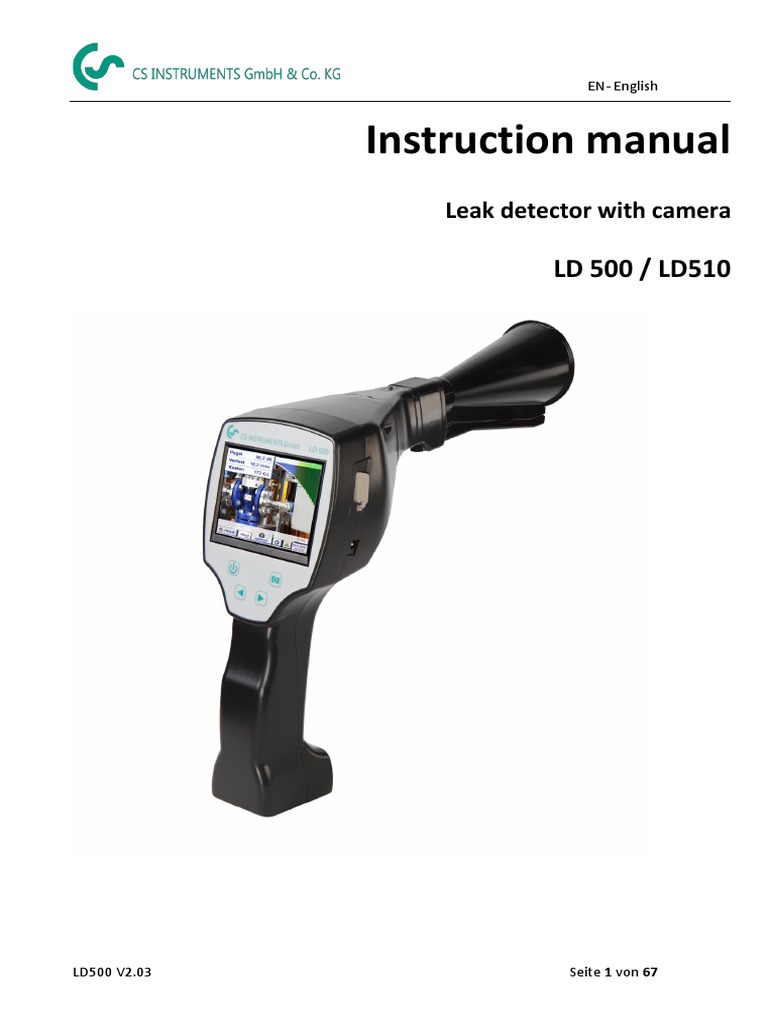 Instruction Manual: LD 500 / LD510 | PDF | Ultrasound | Headphones