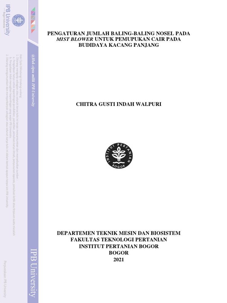 Draft Skripsi Chitra | PDF