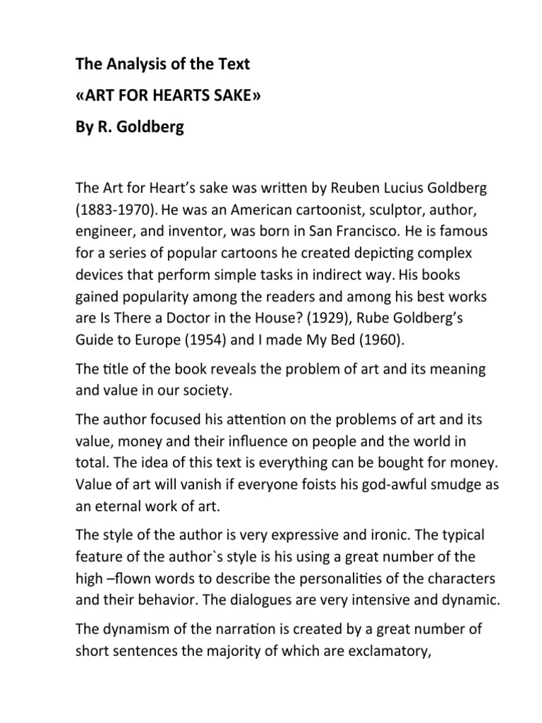 The Analysis of The Text | PDF