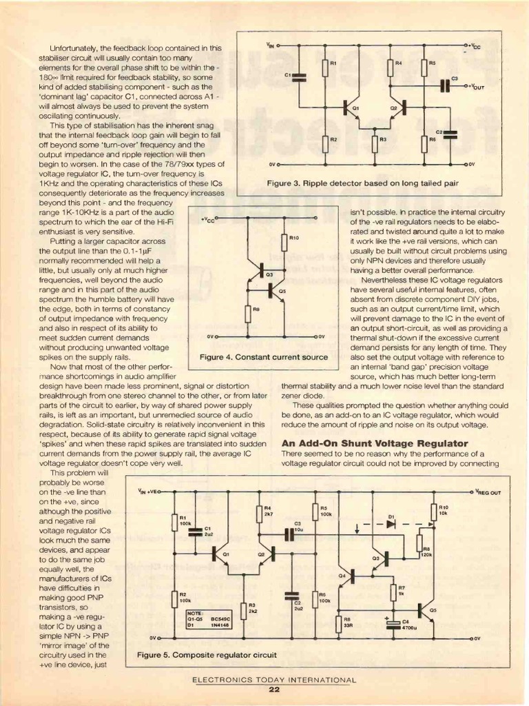 Figure 3. Ripple Detector Based On Long Tailed Pair: An Add - On Shunt ...