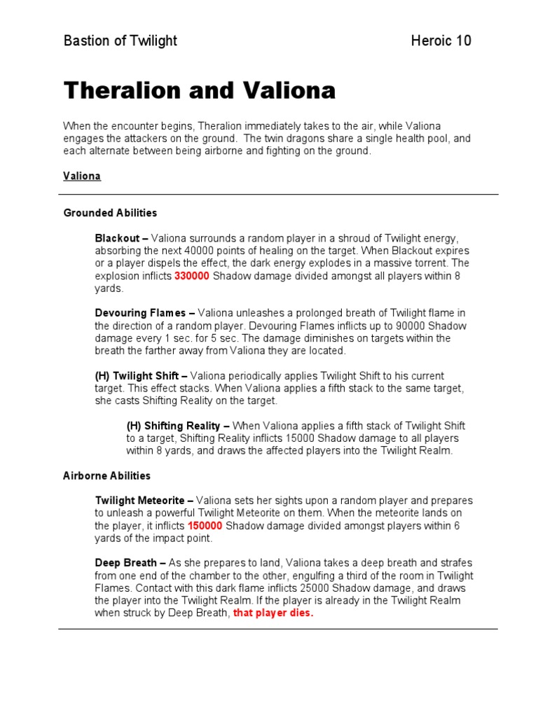 BOT - Theralion and Valiona | PDF | Leisure
