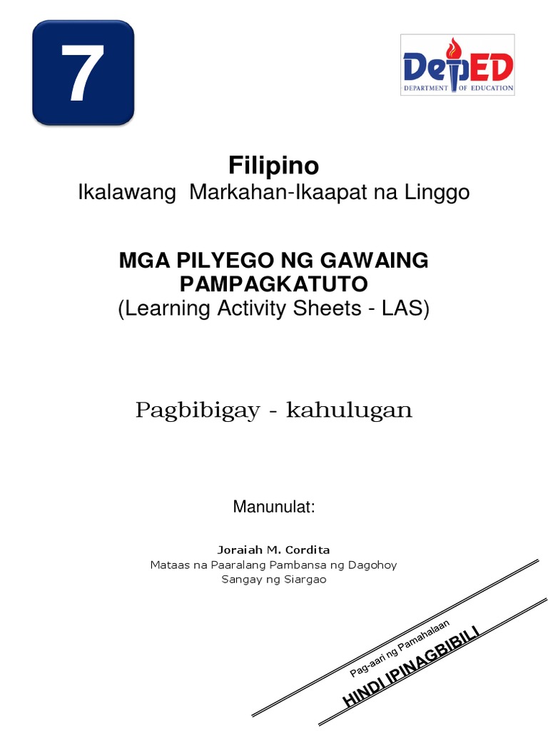 Fil7 Q2 WEEK4 FINALVERSION | PDF