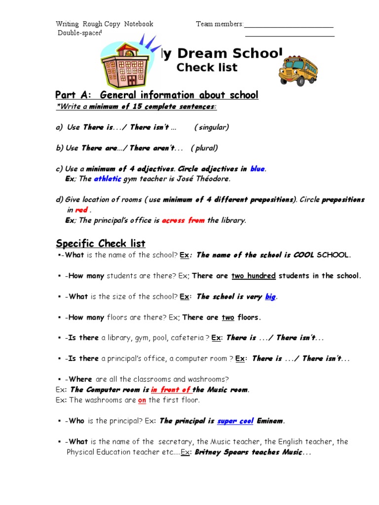 My Dream School | PDF | Syntax | Linguistic Morphology