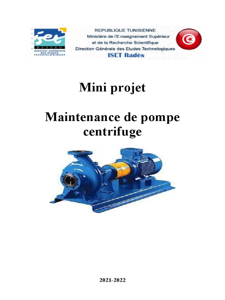 Pompe Centrifuge | PDF | Pompe | Grandeur physique