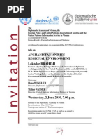 Diplomatic Letter Sample | PDF | Diplomatic Mission | Foreign Relations