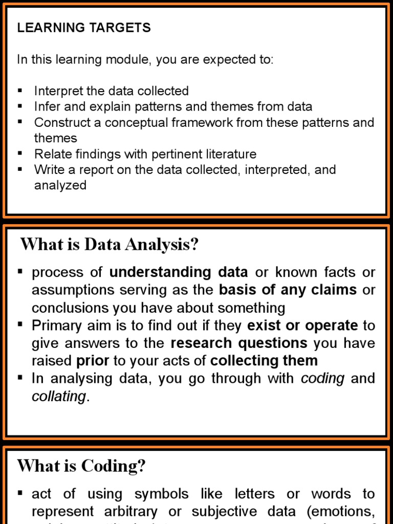 Lecture+No +4 4+Data+Analysis | PDF | Qualitative Research | Data
