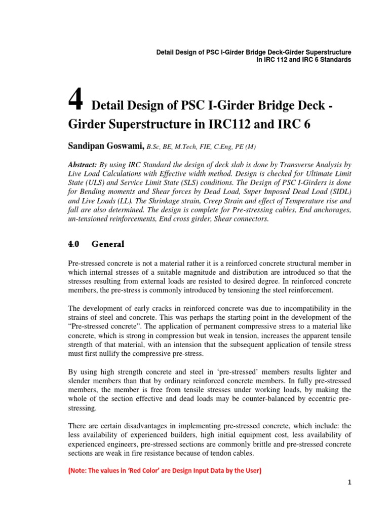 Article 4 Detail Design of PSC I-Girder Bridge Deck-Girder ...