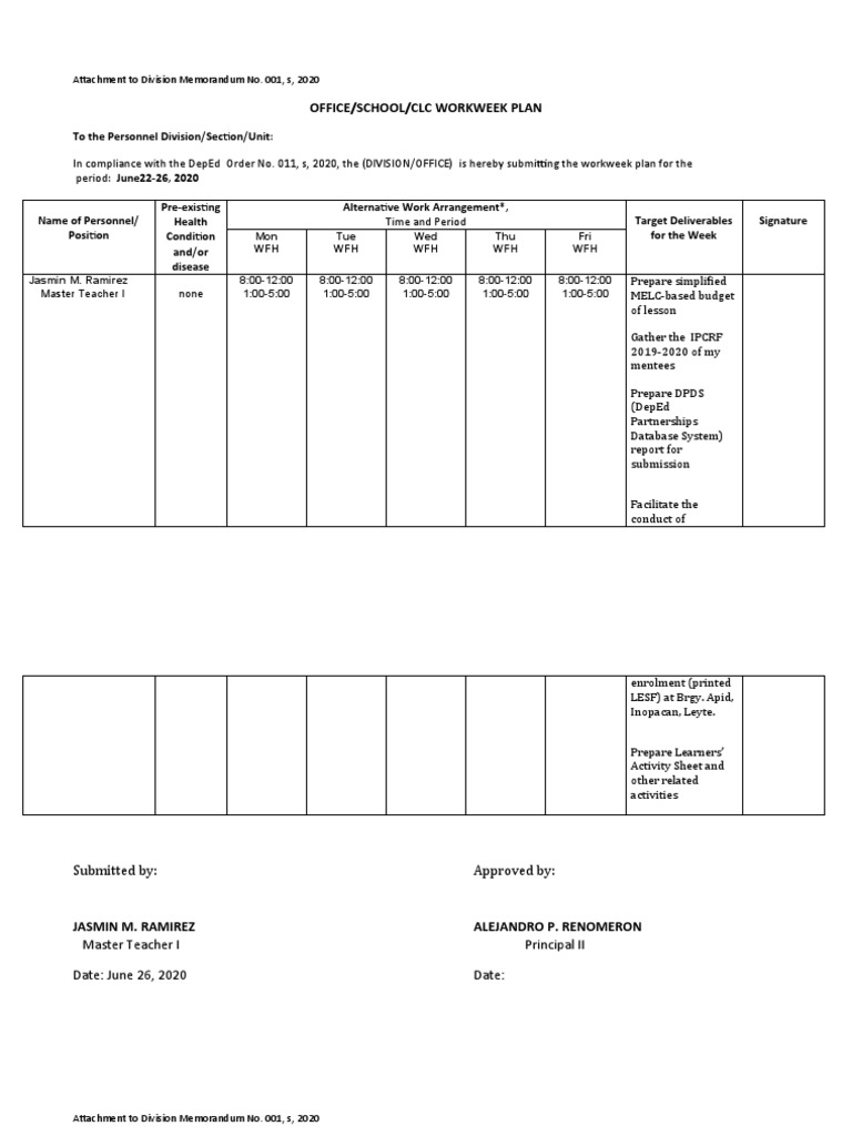 Individual Daily Log and Accomplishment Report | PDF | Behavior ...