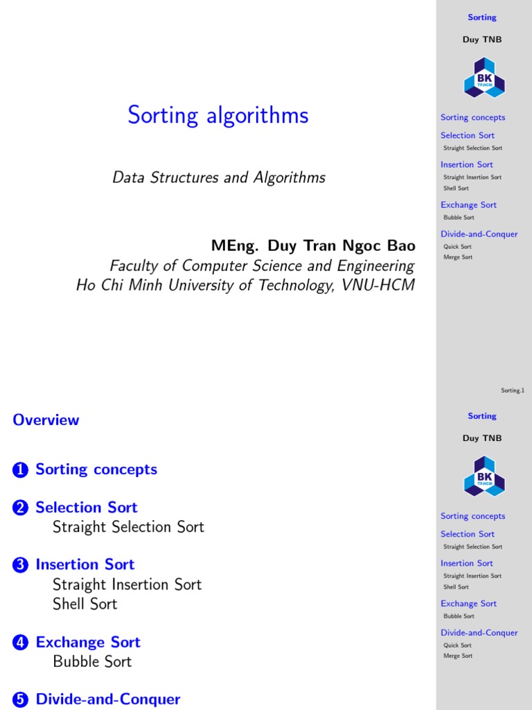Chap4 Sorting | PDF | Discrete Mathematics | Arithmetic