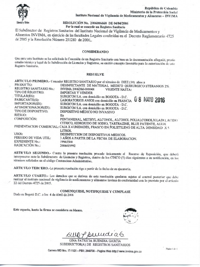 Steranios 2% Anios | PDF
