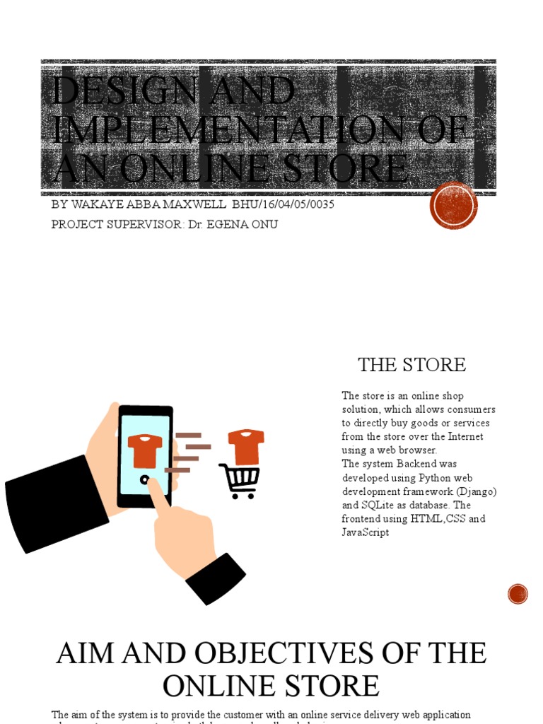 Design and Implementation of an Online Store Using Django and SQLite ...