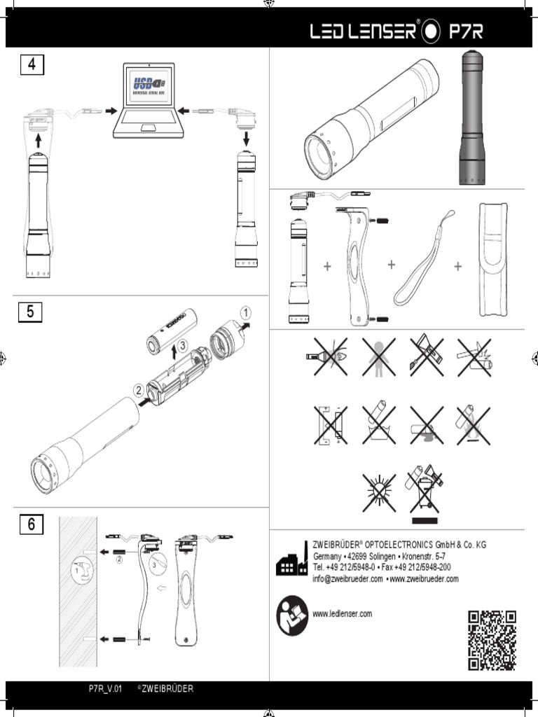 Led Lenser P7R Flashlight | PDF
