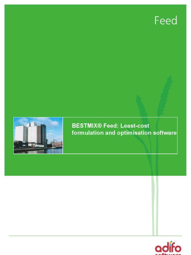 BestMix Bmwfeed en | PDF | Mathematical Optimization | Databases